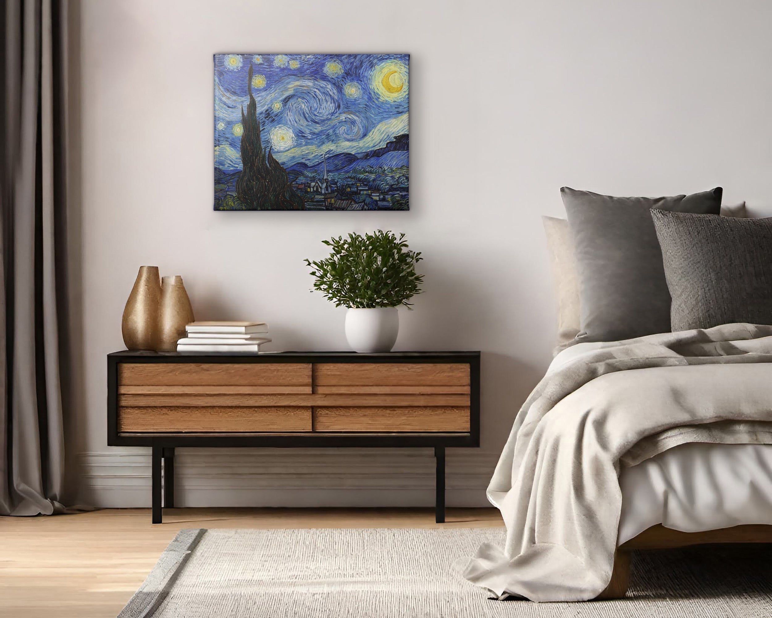 Reaching for the Stars - Van Gogh's Starry Night ☷ Without A Frame